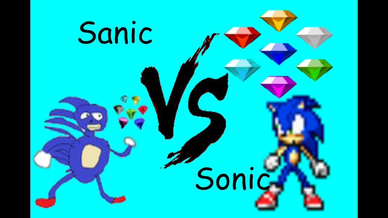 SONIC VS SANIC - YouTube