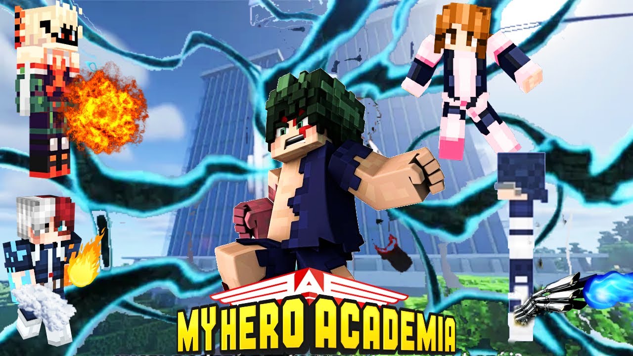 ADDON DE BOKU NO HERO PARA MINECRAFT PE || MOD MY HERO ACADEMIA ...