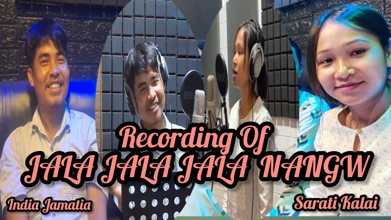 INDIA and SARATI KALAI||RECORD8NG SESSION OF JALA JALA JALA NANGW||Da ...