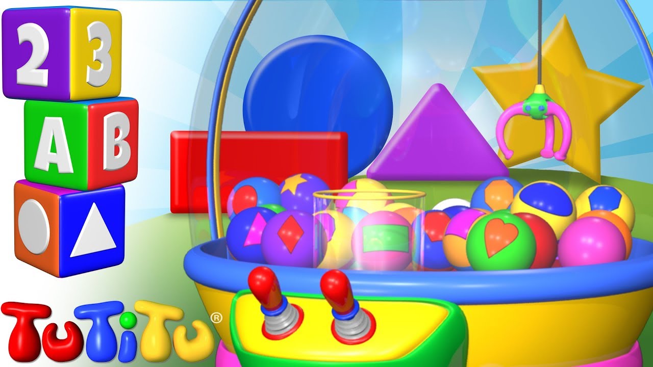 🟢🟦Fun Toddler Shapes Learning with TuTiTu Crane Game toy 🔶🟨TuTiTu ...