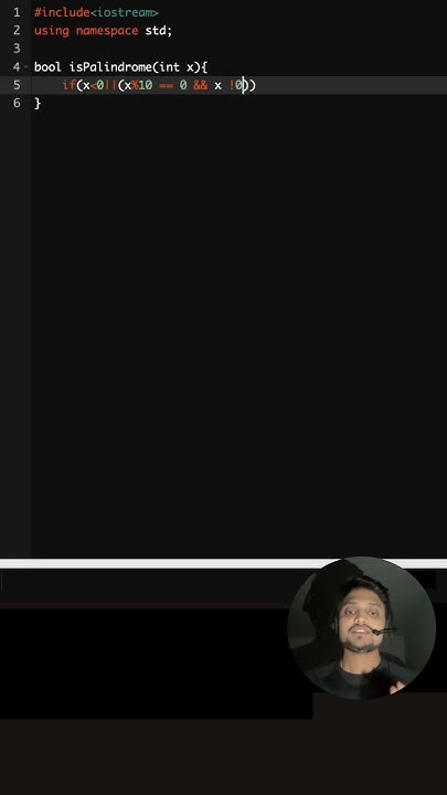 Palindrome Number in C++ | FAANG Interview Question Solved! - YouTube