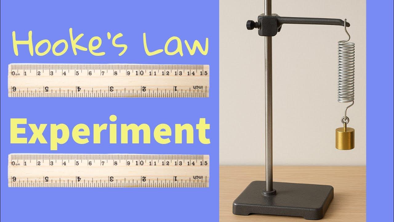 Hooke's Law: GCSE Practical Demonstration and Analysis - YouTube