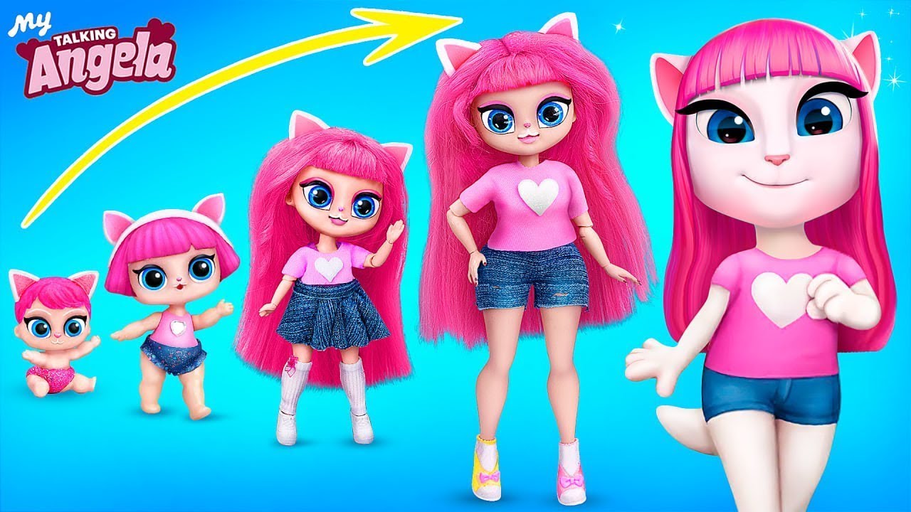 Talking Angela sta Crescendo! 30 Lavoretti Fai-da-te per le LOL OMG ...