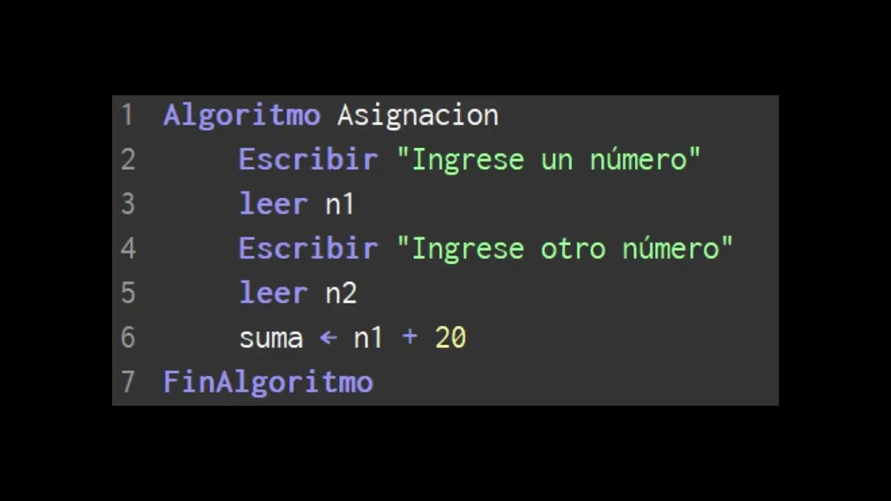 variables y estructuras de control - YouTube