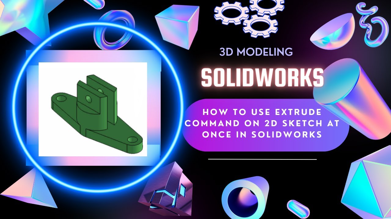 SolidWorks Basic Practice Drawing || SolidWorks tutorial - YouTube