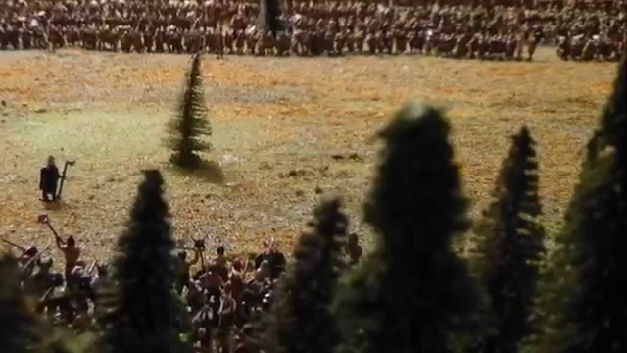 Gladiator : The Roman-German battle in 1:72 - YouTube