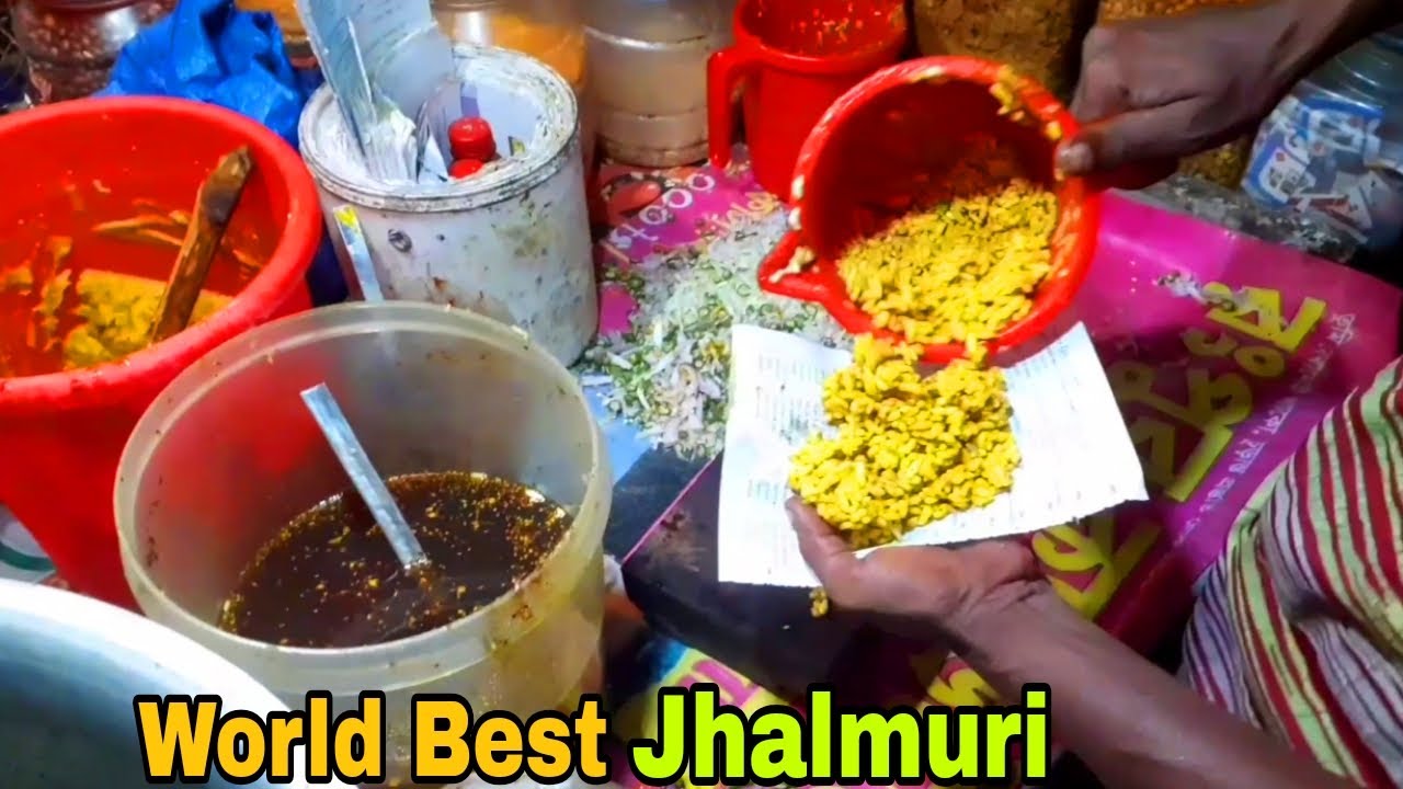 75 Years Old Man Selling Special Jhal Muri | jhal muri street food ...