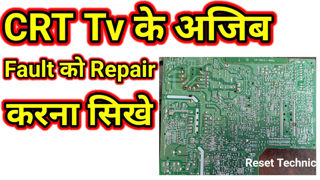 how to repair crt tv no picture but sound ok | crt tv no picture ...
