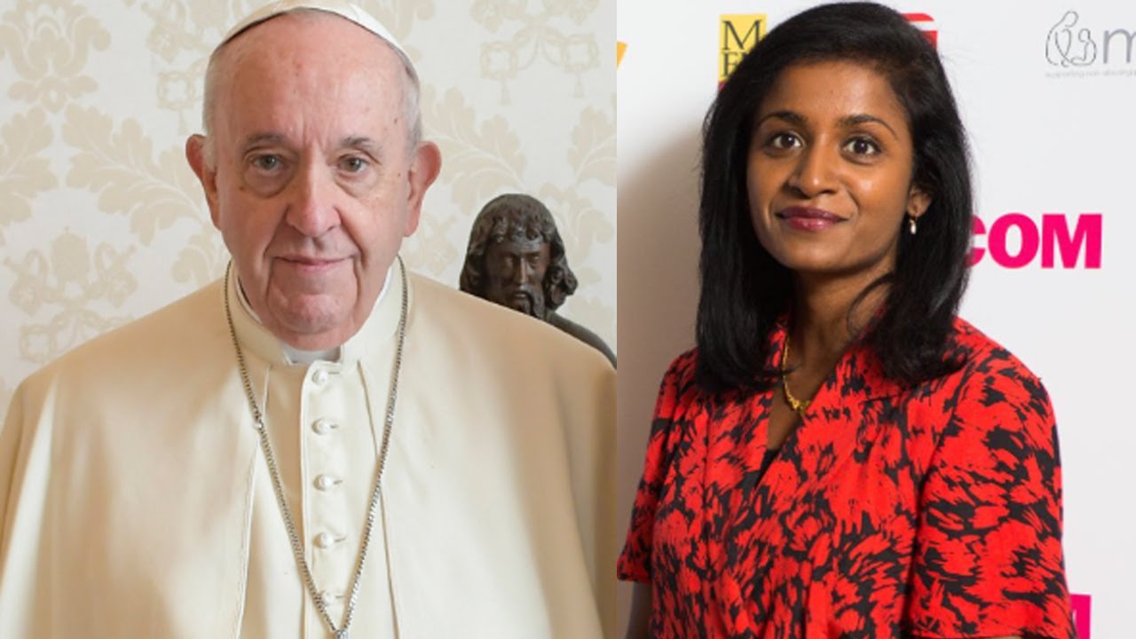 GMB presenter Nitya Rajan reveals Pope Francis live from the Vatican ...