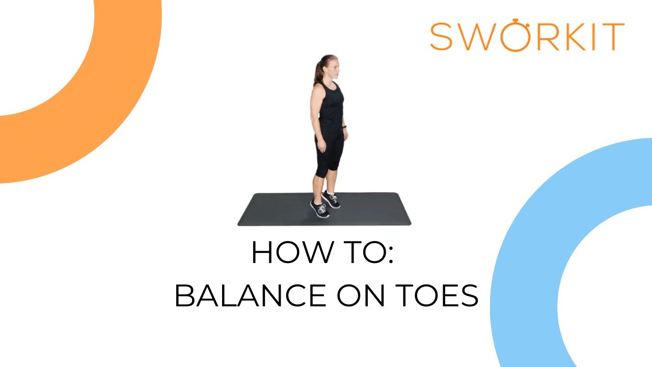 Balance on Toes Stretch Exercise - YouTube