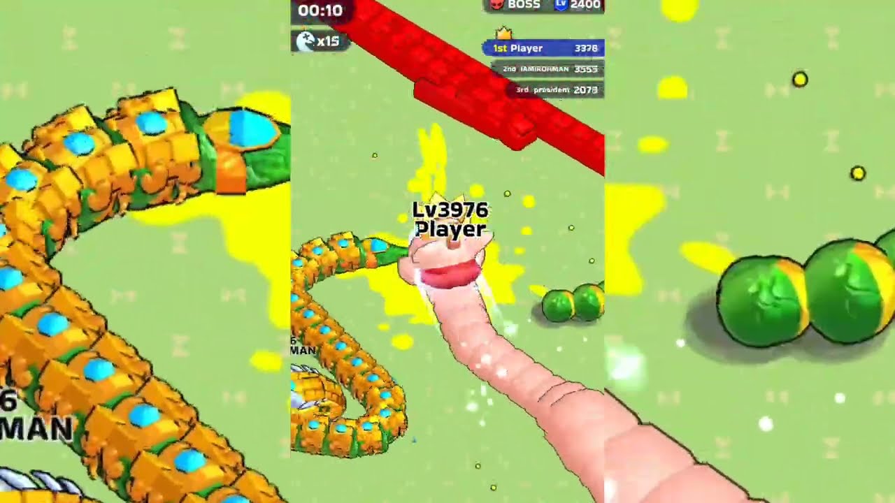 Snake Clash : Best Victory 100000% Unbeatable 🐍 Snake Clash Gameplay 🐍 ...