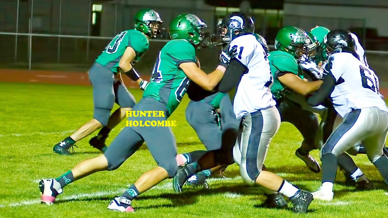 HUNTER HOLCOMBE ALL LEAGUE Defensive End - YouTube
