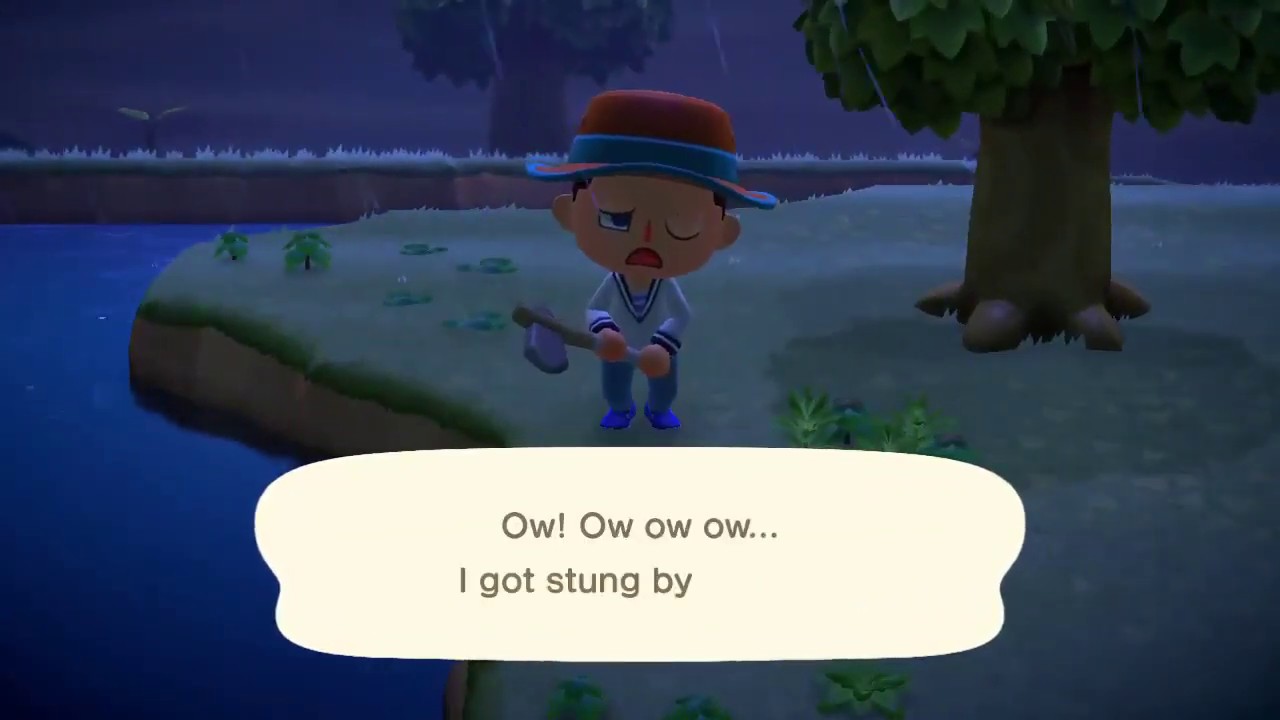Stung by Wasps AGAIN! #ACNH #AnimalCrossing - YouTube