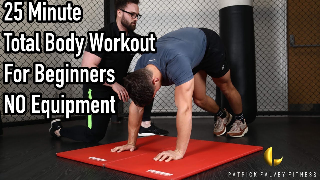 25 Minute Total Body Workout for Beginners - NO Equipment - YouTube