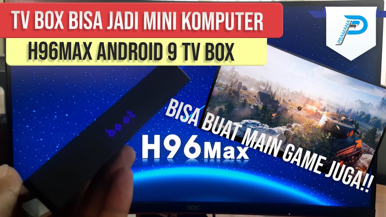 Review Android TV BOX H96 Max 4k Ultra HD | TV Box atau Komputer Mini ...