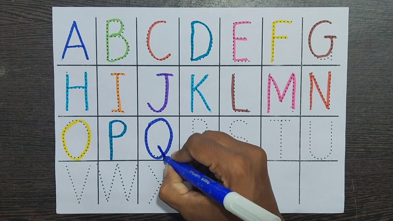 Alphabet letter| Abc Song| abcdef| ABCDEF| A to Z alphabet Letter ...