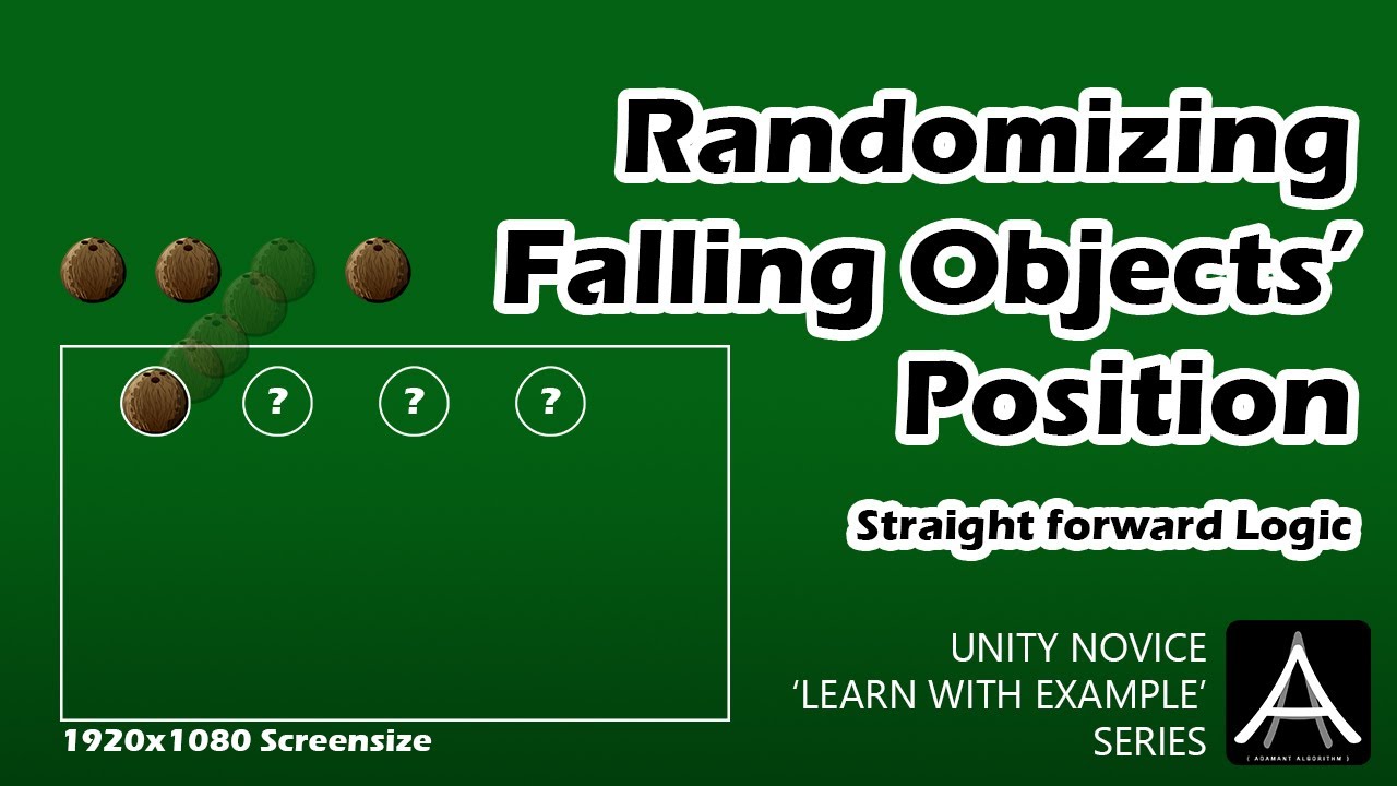 Unity Beginners Random Position At Runtime Youtube