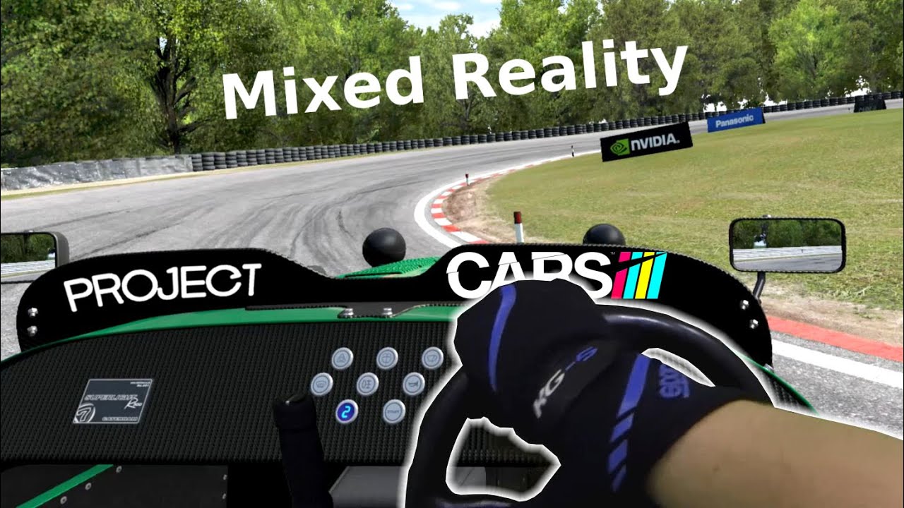 ⏱ Mixed Reality - Project Cars with Caterham R500 - Oculus Rift CV1 ...