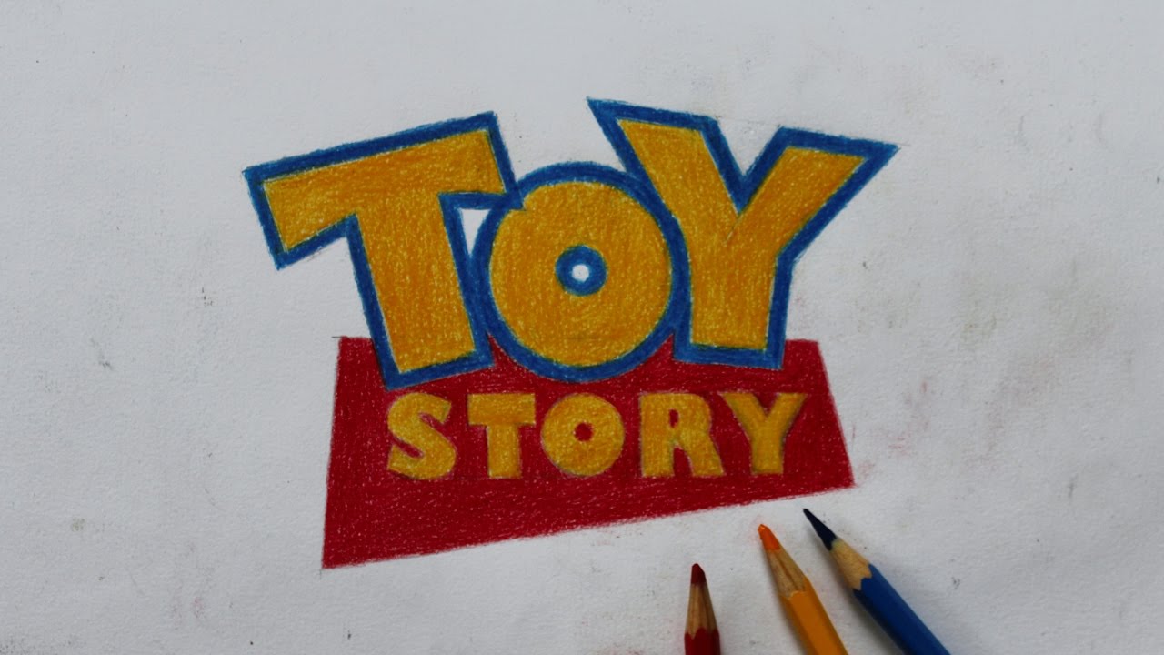 How to draw the Toy Story logo I Como desenhar o logo do Toy Story ...
