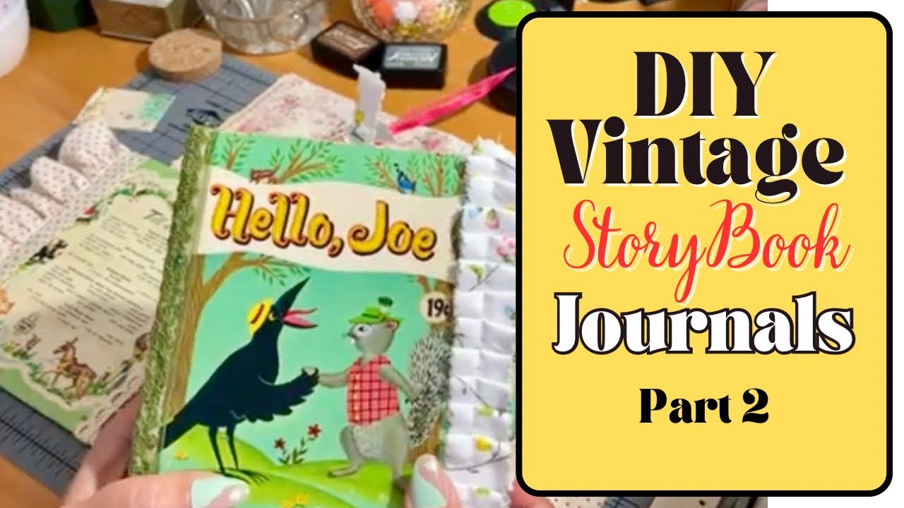 DIY Storybook Journals Part 2 ~ Putting together Signature Pages - YouTube