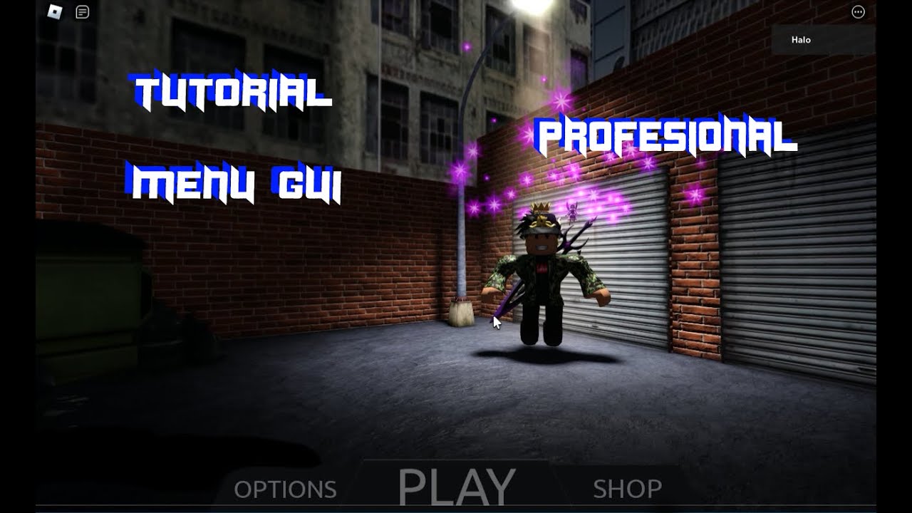 COMO crear el MEJOR MENU en roblox studio - YouTube