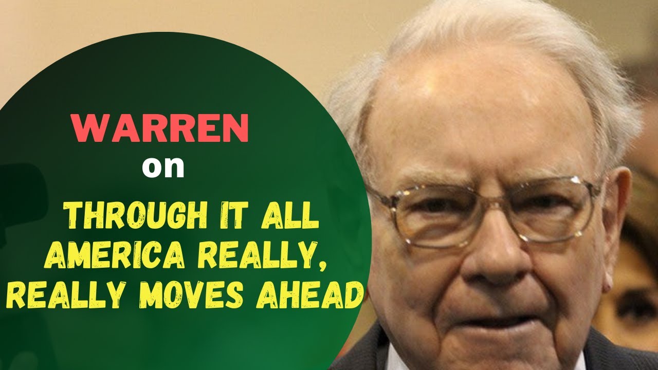 Warren on Through it all America really, really moves ahead - YouTube
