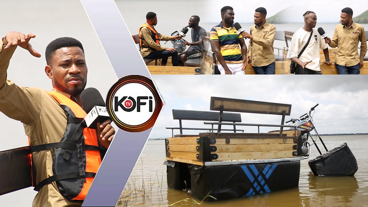This Made in Ghana Motobike rides on Water. - YouTube