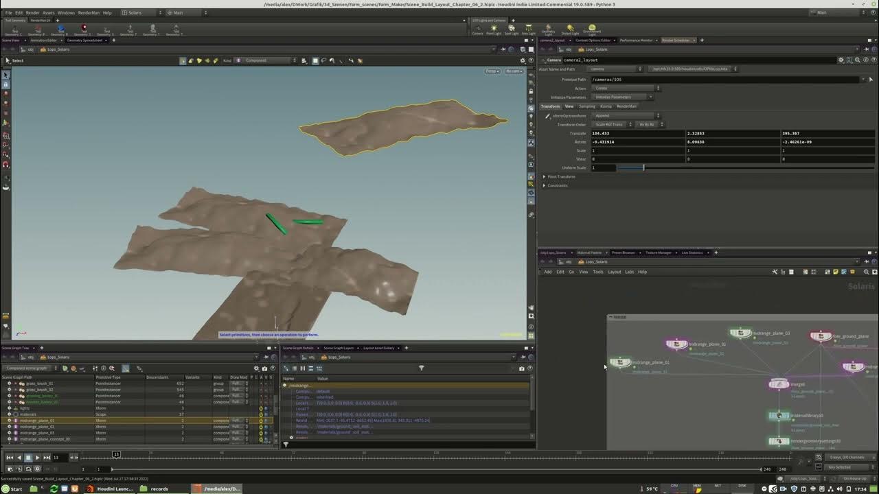 Houdini Solaris for RenderMan | Project | Farm Build 6 - YouTube