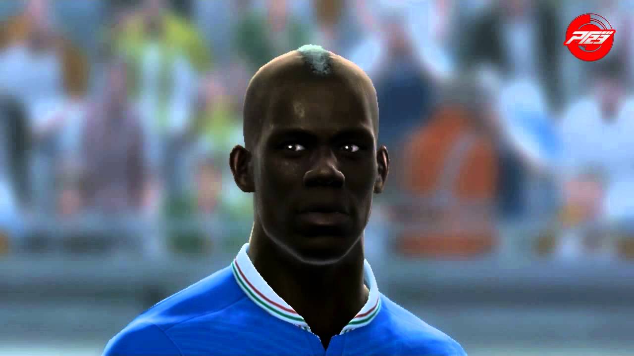 PES 2013 - Balotelli FACE - YouTube
