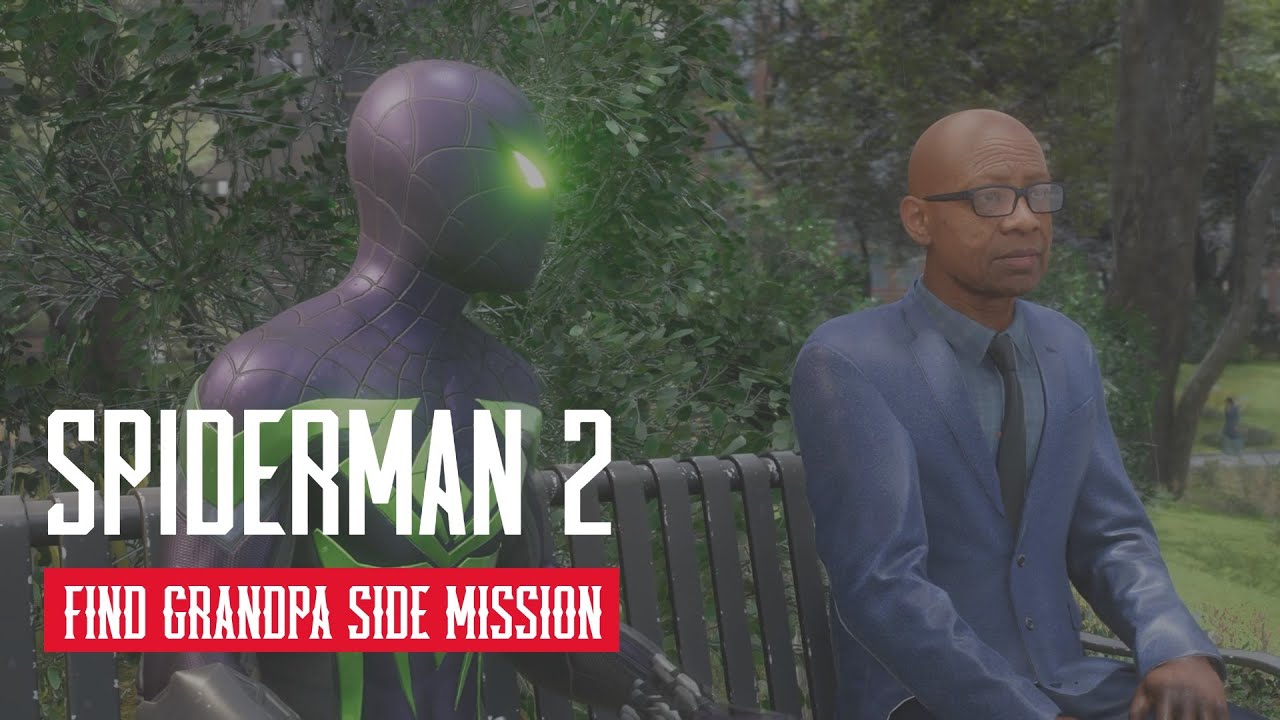 Spider Man 2 Find Grandpa Side Mission - YouTube