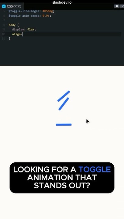This toggle button animation brings sleek, interactive fun to your UI ...