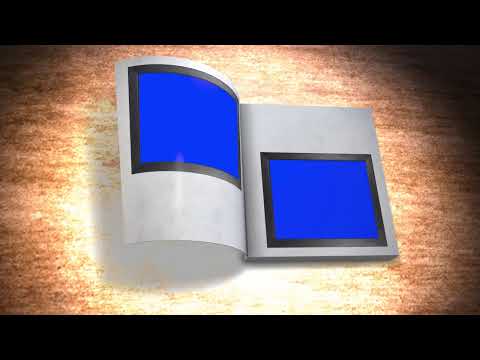 Travel Photo Book Green Screen Opening | Slideshow Green Screen Template 4K