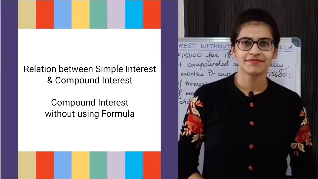 Relation between Simple Interest & Compound Interest | Compound ...