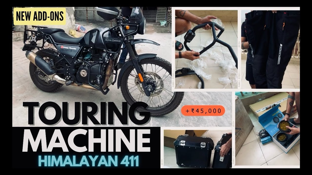 Himalayan 411 touring accessories | Price 💵 | Where to buy 🔎| Detailed ...