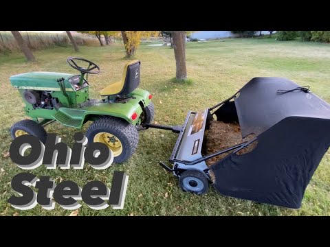 OHIO STEEL LAWN SWEEPER / LEAF COLLECTOR! | Top Quality Pull Behind For ...