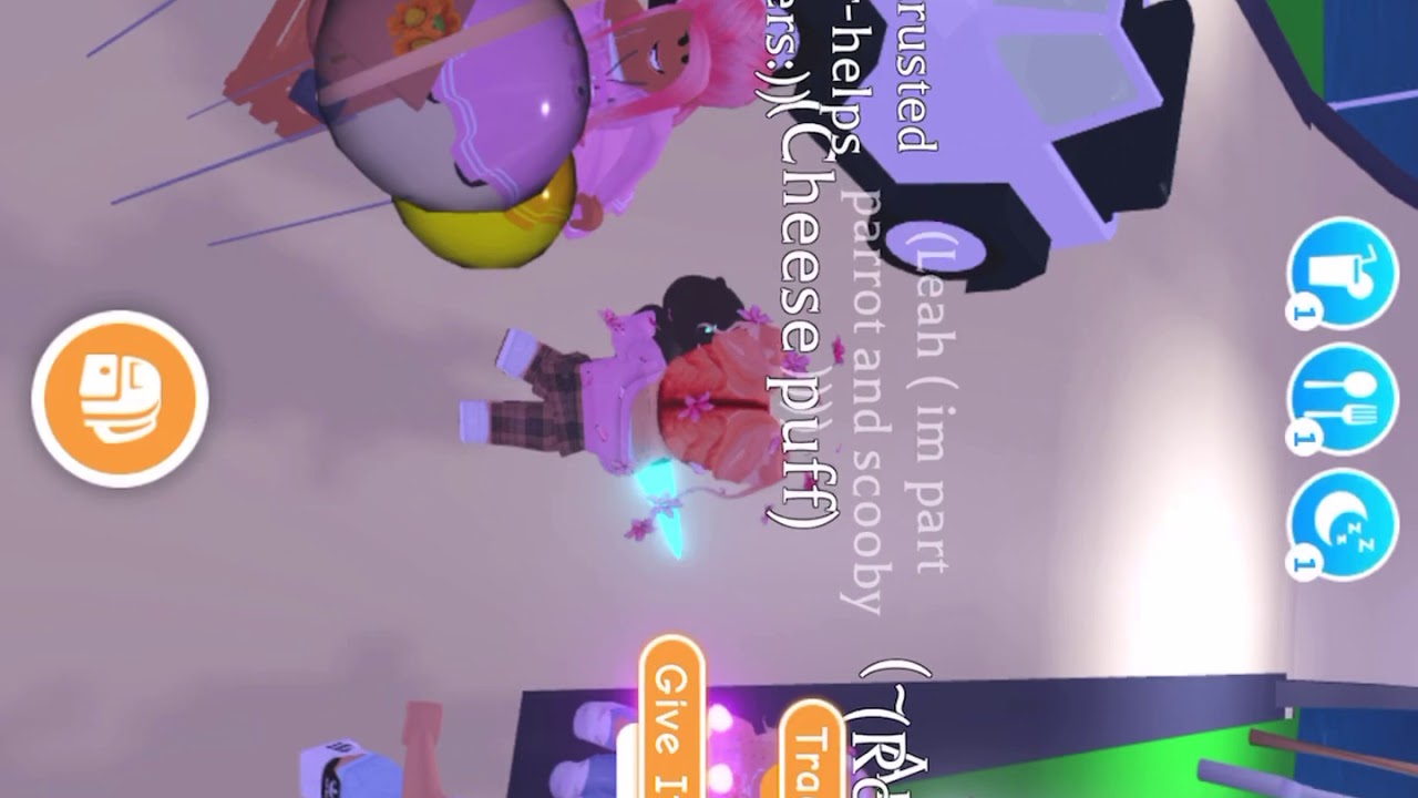 Me playing adopt me [ seeing what offers I get for a mega neon fly ride ...