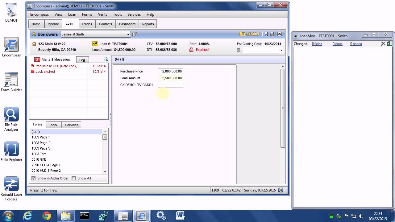 Loan Debugger for Encompass360 - Demo - Identifying issues with Field ...