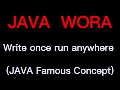 JAVA WORA Concept | Java Famous Concept #java #javacore # ...