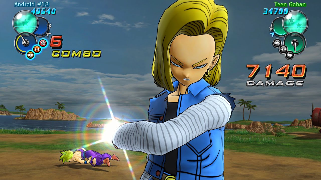 ANDROID #18 vs TEEN GOHAN | DRAGON BALL Z: ULTIMATE TENKAICHI 4K 60FPS ...