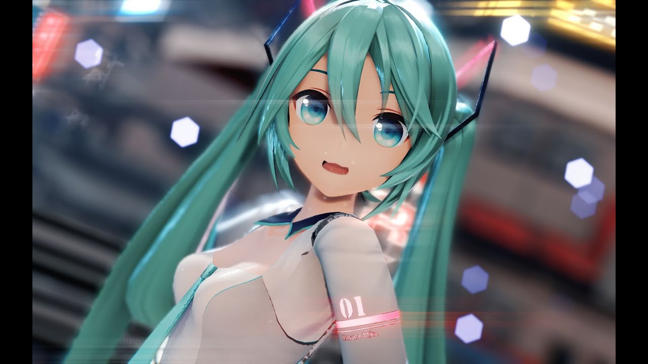 【VOCALOID MMD/4K/60FPS】Hatsune Miku【Hi-Fi Raver】 - YouTube