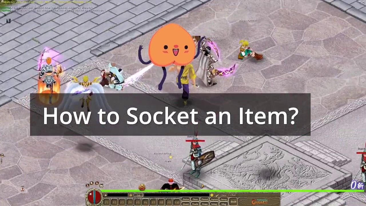 Conquer Online Classic 1.0 - How to make a socket? - YouTube