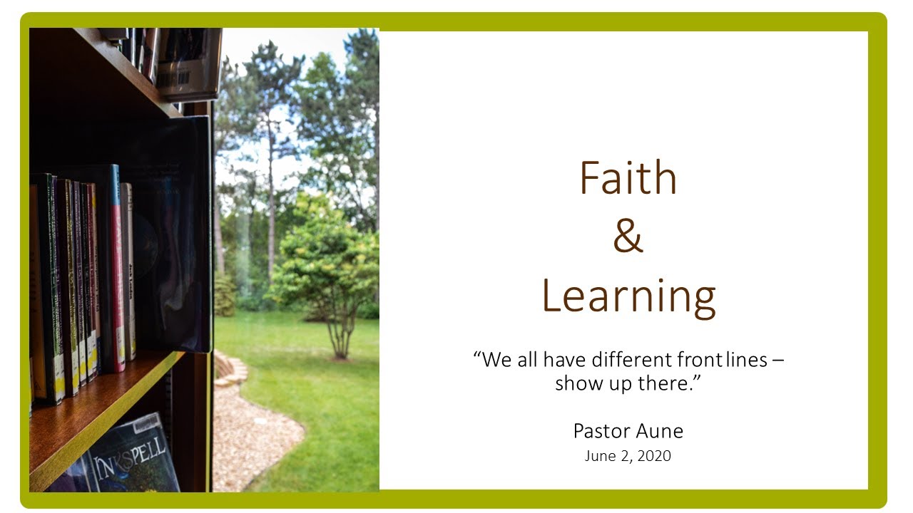 Faith & Learning - YouTube