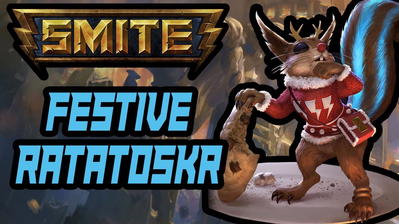FESTIVE (RATATOSKR) - Smite Skin Preview - YouTube