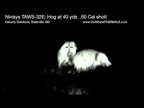 TAWS 32E 50 cal shot - YouTube