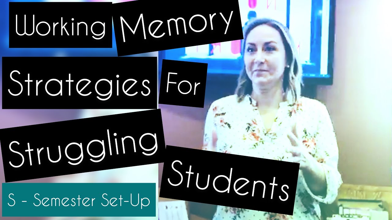 2) Working Memory Strategies for Struggling Students with Brilliant ...