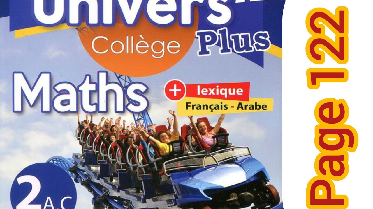 maths deuxième année collège page 122 exercice 2 univers plus - YouTube