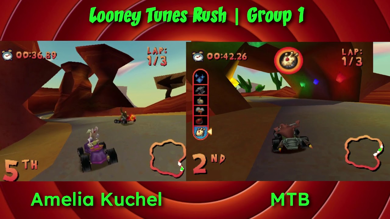 Looney Tunes Rush | Round 1 | Group 1 | MTB vs Amelia Kuchel - YouTube