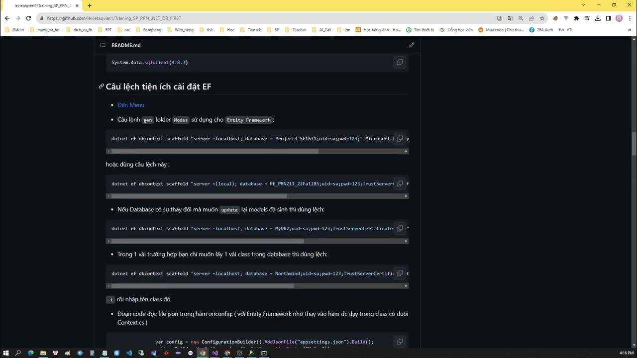 2 Tiếng luyện Winform Với Entity Framework C# Cùng Vteam SS1 ( PRN211 ) - YouTube
