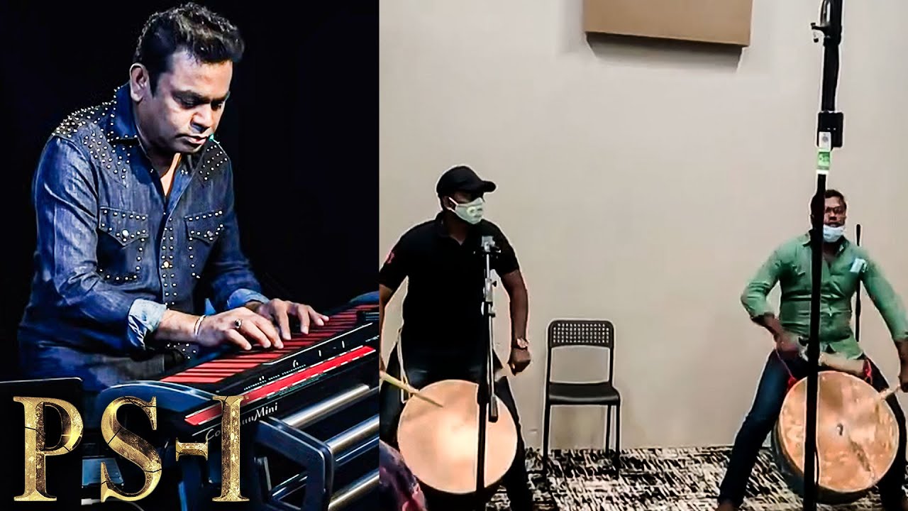 Ponniyin Selvan : AR Rahman's Composing Session Video 🔥 - BGM & Songs Mixing | Maniratnam ...