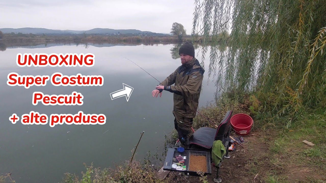 Unboxing Produse de Pescuit 🐟 Costum de pescuit pentru perioada ...